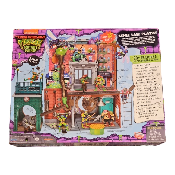 Playmates Toys | Toys | Teenage Mutant Ninja Turtles Sewer Lair Playset ...